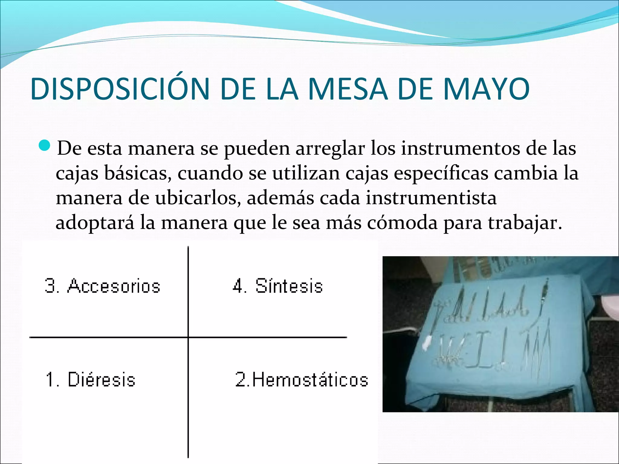 INSTRUMENTAL QUIRÚRGICO Y MESA DE MAYO | PPT