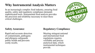 Instrumental Techniques in food analysis | PPTX
