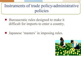 Instruments Of Trade Policy | PPT