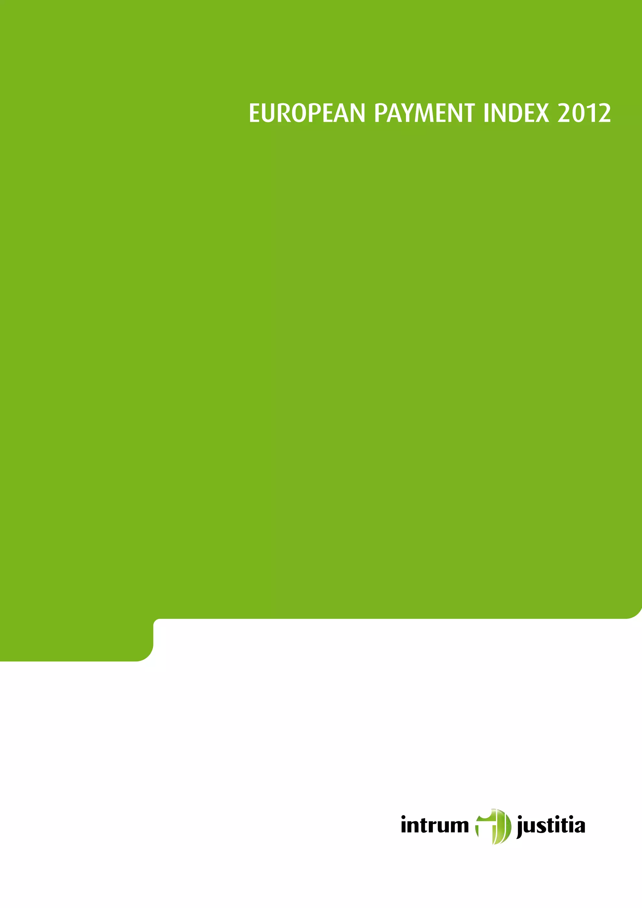 Intrum Justitia: Informe Índice de Pagos 2012 | PDF