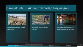 INTRUSI AIR LAUT.pptx teknik sipil rekayasa lingkungan | PPTX