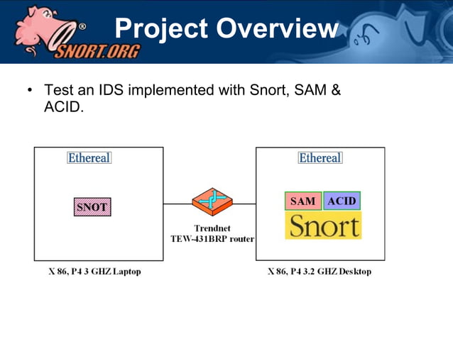 Intrusion Detection System Using Snort Ppt