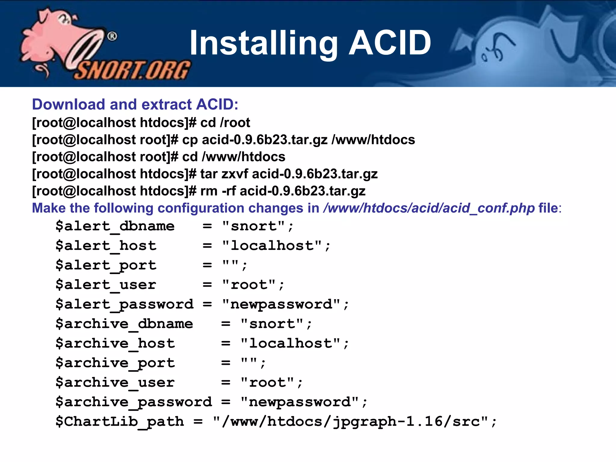 Intrusion Detection System using Snort | PPT