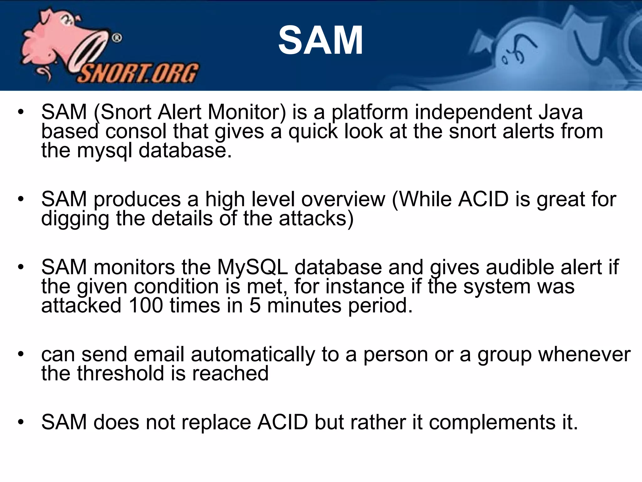 Intrusion Detection System Using Snort Ppt Programming Languages
