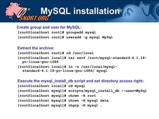 Intrusion Detection System using Snort | PPT | Programming Languages ...
