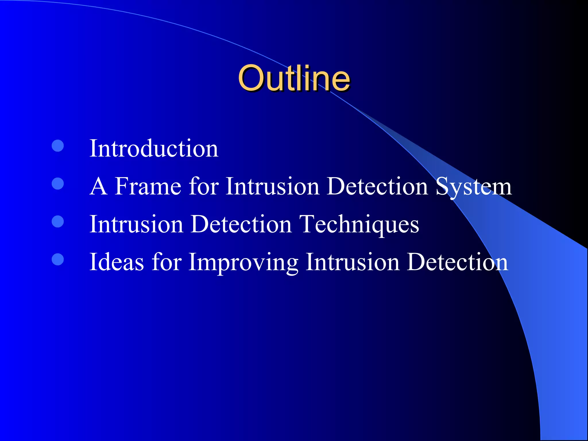 Intrusion Detection | PPT