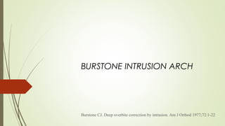 Intrusion arches | PPT