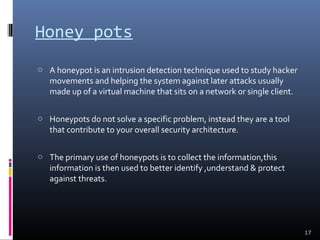 Intrusiond and detection | PPT | Operating Systems | Computer Software and Applications