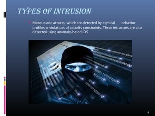 Intrusiond and detection | PPT | Operating Systems | Computer Software and Applications