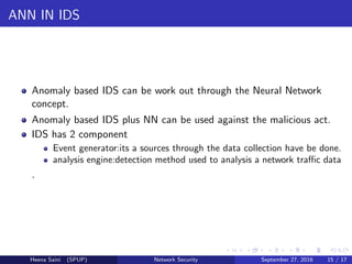 Intrusion dectection system | PPT