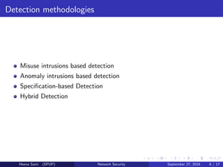 Intrusion dectection system | PPT