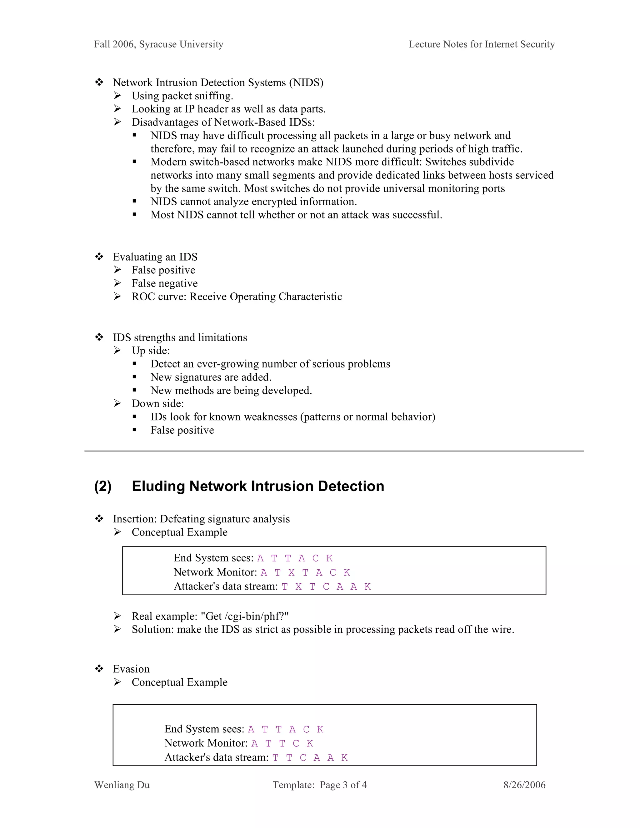 Intrusion detection | PDF
