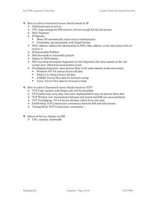 Intrusion detection | PDF