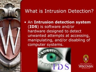 Intrusion Detection And Prevention | PPT