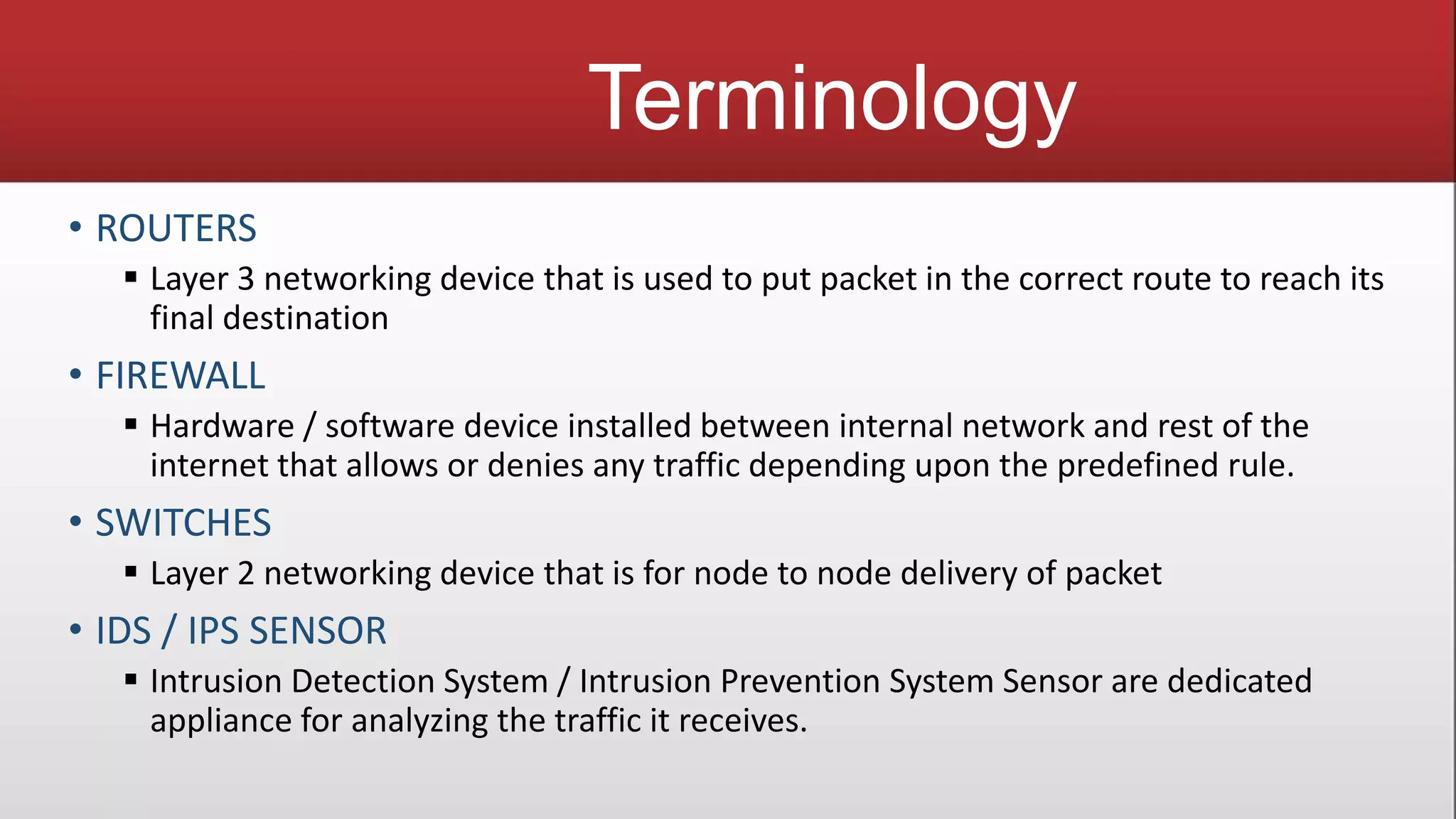 Intrusion Detection And Prevention System Pptx Internet Computing