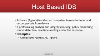 Intrusion detection and prevention system | PPTX