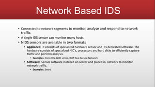 Intrusion detection and prevention system | PPTX