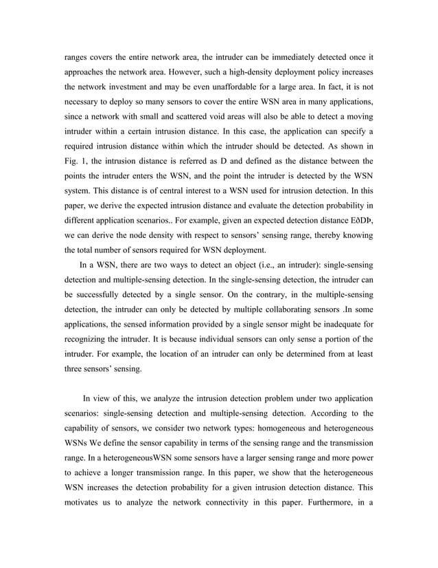 Intrusion Detection In Homogeneous And Heterogeneous Wireless Sensor