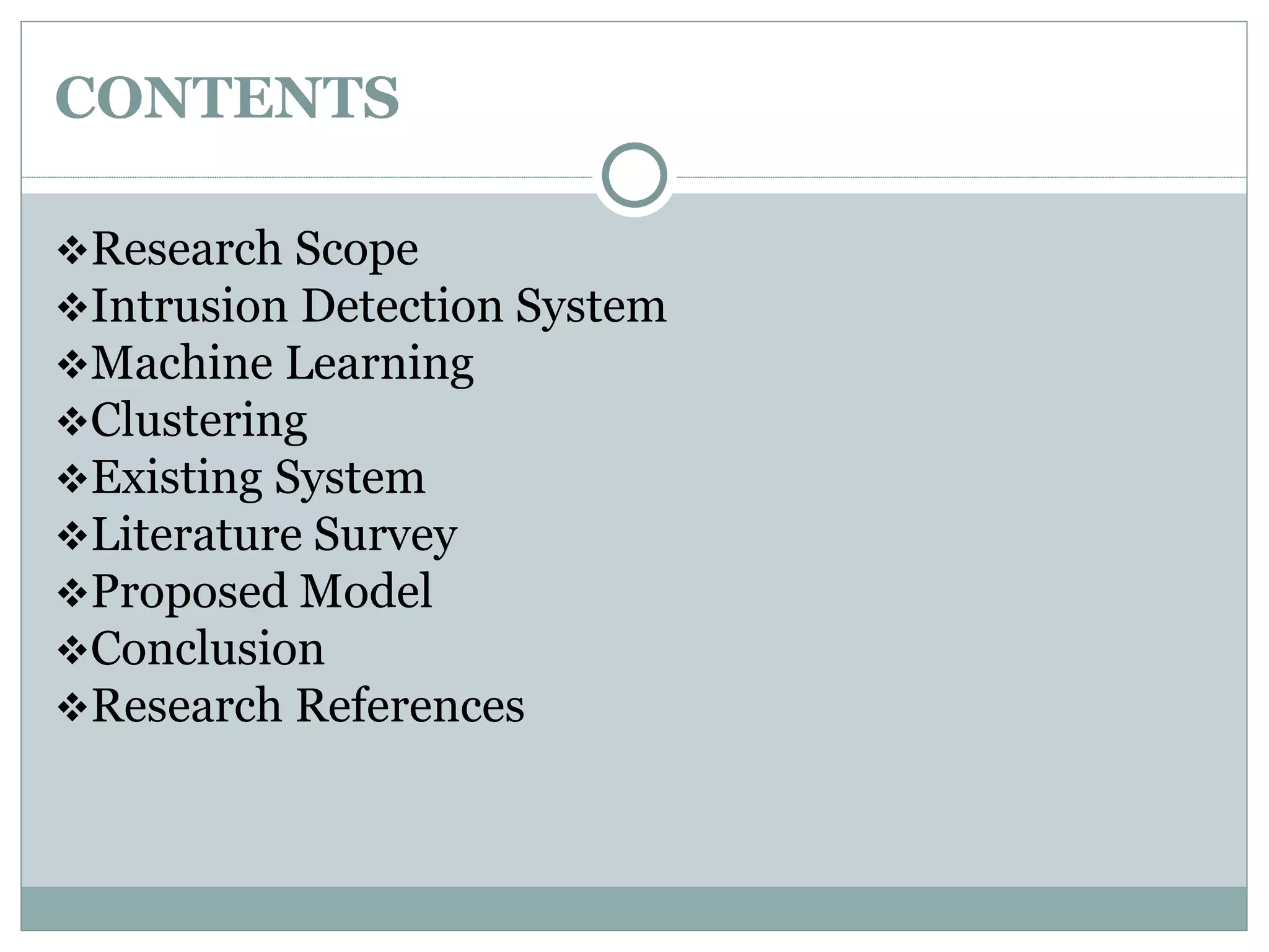 Intrusion Detection Model using Self Organizing Maps. | PPTX