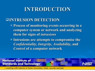 Intrusion Detection Presentation | PPT