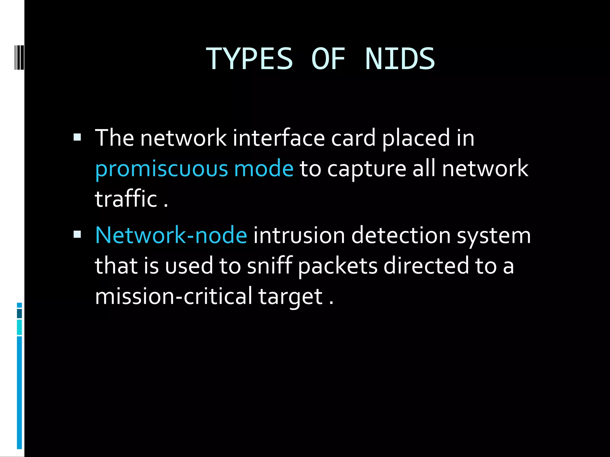Intrusion detection system | PPTX | Operating Systems | Computer Software and Applications