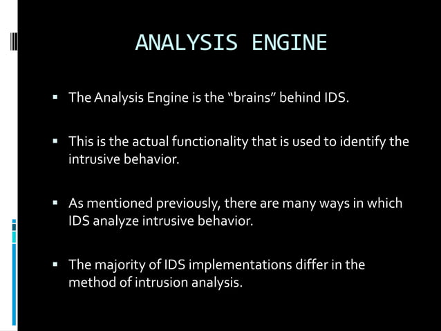 Intrusion detection system | PPTX | Operating Systems | Computer Software and Applications