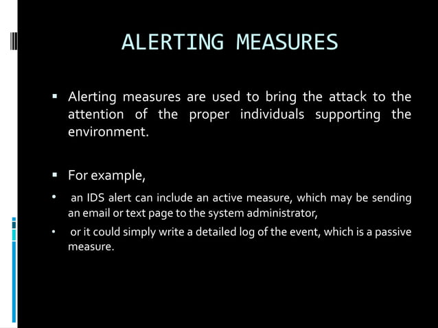 Intrusion detection system | PPTX | Operating Systems | Computer Software and Applications