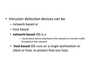 Intrusion detection system | PPTX