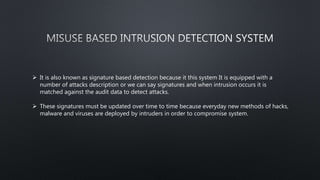 Intrusion detection system | PPTX | Internet Safety | Parenting