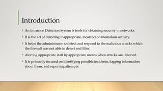 Intrusion Detection System for network security .pptx