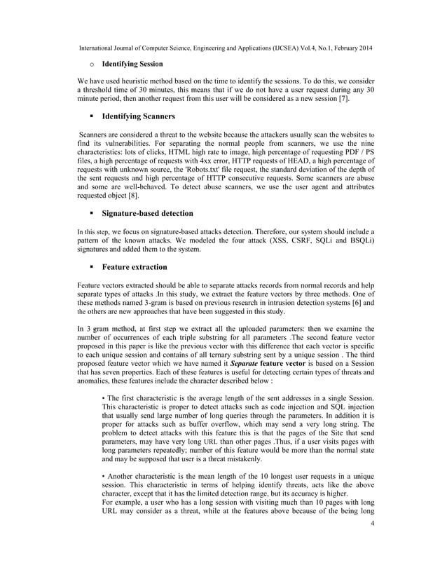 Intrusion detection system based on web usage mining | PDF