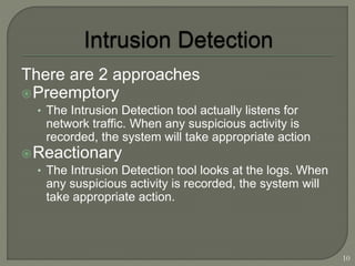 Intrusion detection system IDS | PPTX