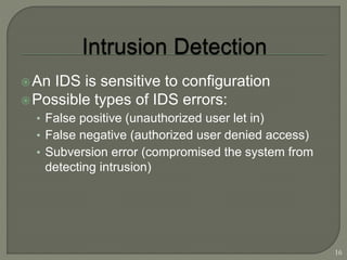 Intrusion detection system IDS | PPTX