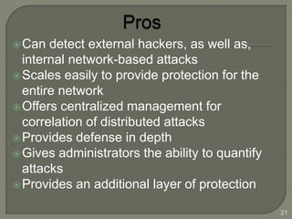 Intrusion detection system IDS | PPTX
