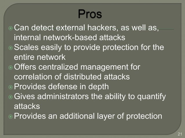 Intrusion Detection System Ids Pptx