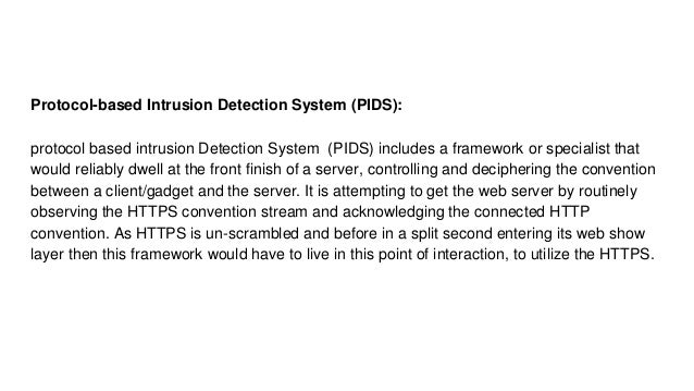 Intrusion detection system (ids) | PPT
