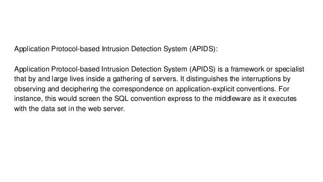 Intrusion Detection System Ids Ppt