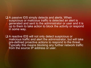 Intrusion detection system | PPSX