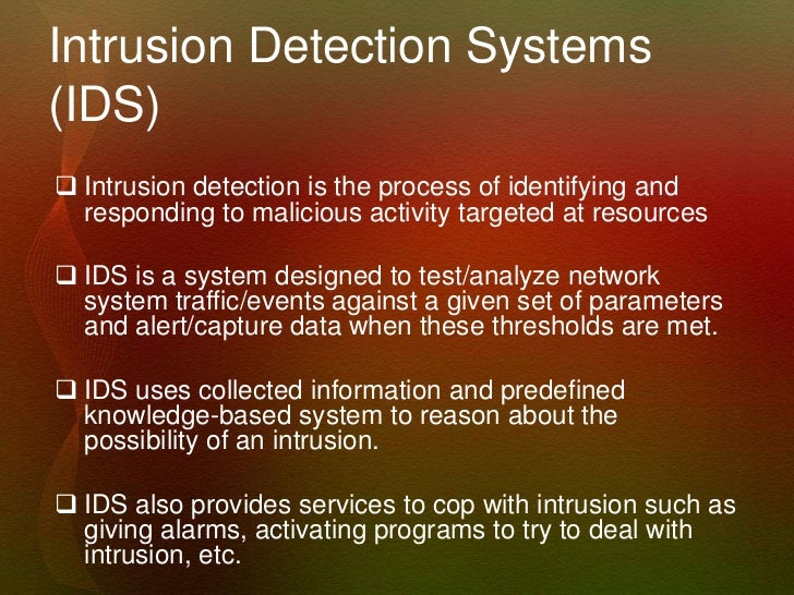 Intrusion detection system
