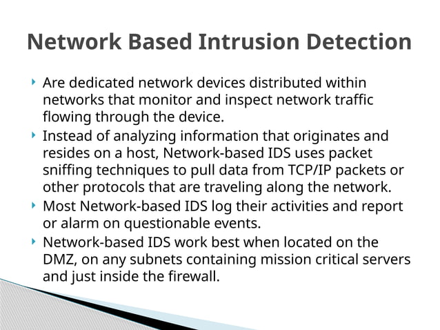 Intrusion Detection systems detaild.pptx