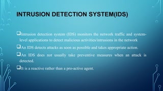 Intrusion Detection Systems presentation.pptx
