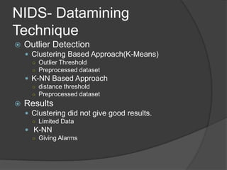 Intrusion detection using data mining | PPTX