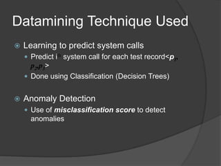 Intrusion detection using data mining | PPTX