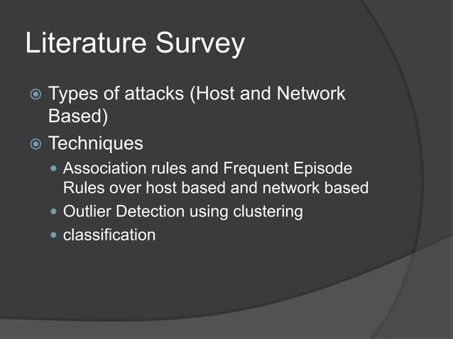 Intrusion Detection Using Data Mining Pptx Information And Network