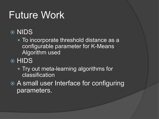 Intrusion Detection Using Data Mining Pptx Information And Network