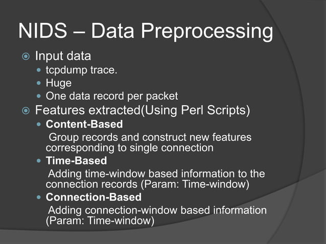 Intrusion Detection Using Data Mining Pptx Information And Network