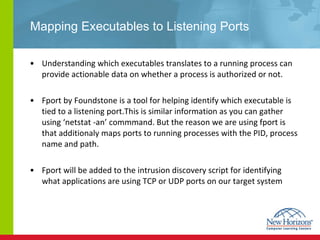 Intrusion Discovery on Windows | PPT