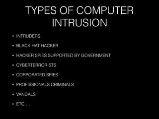 Intrusion in computing | PPT