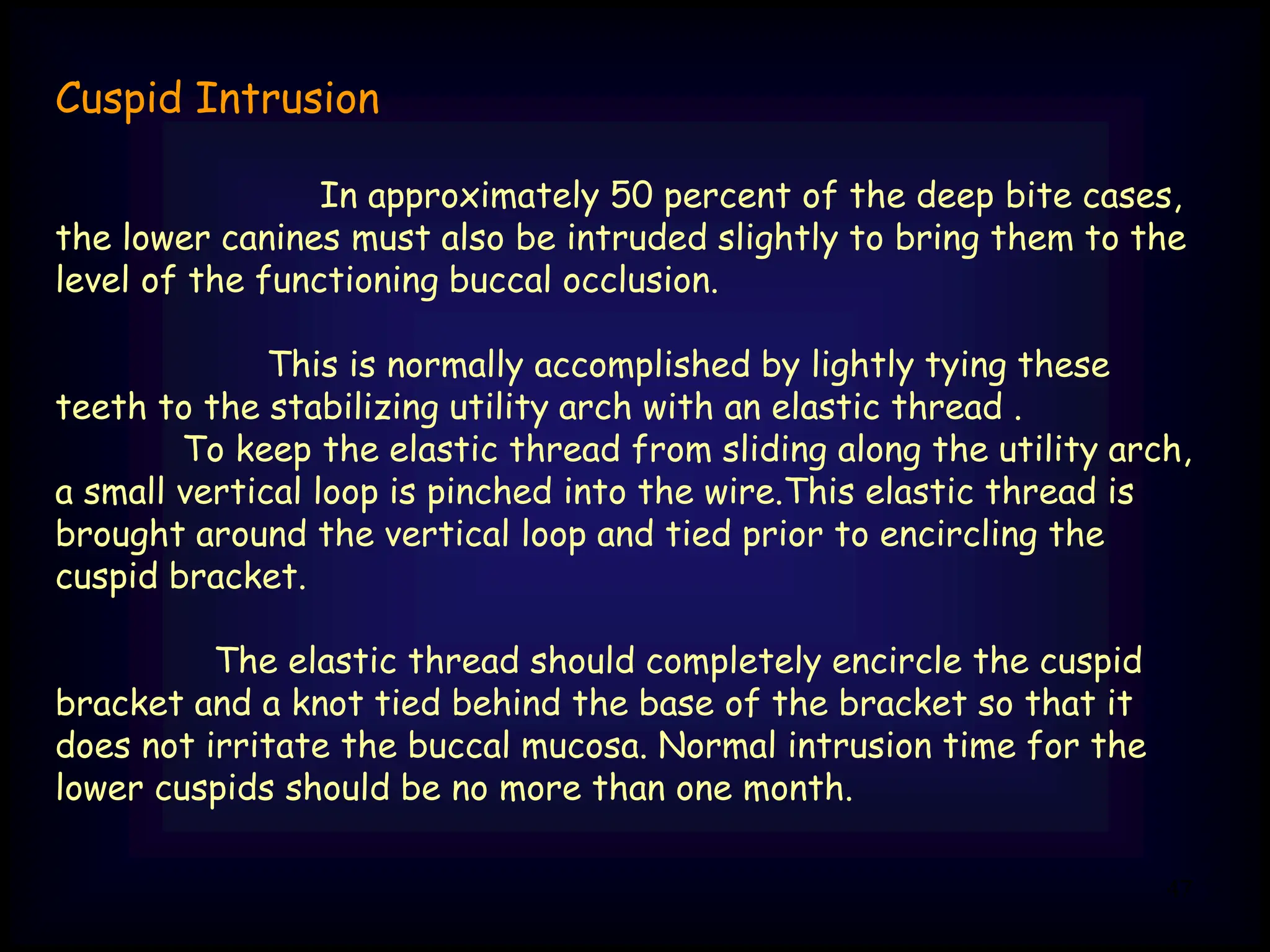 INTRUSION MECHANICS IN ORTHODONTICS..ppt
