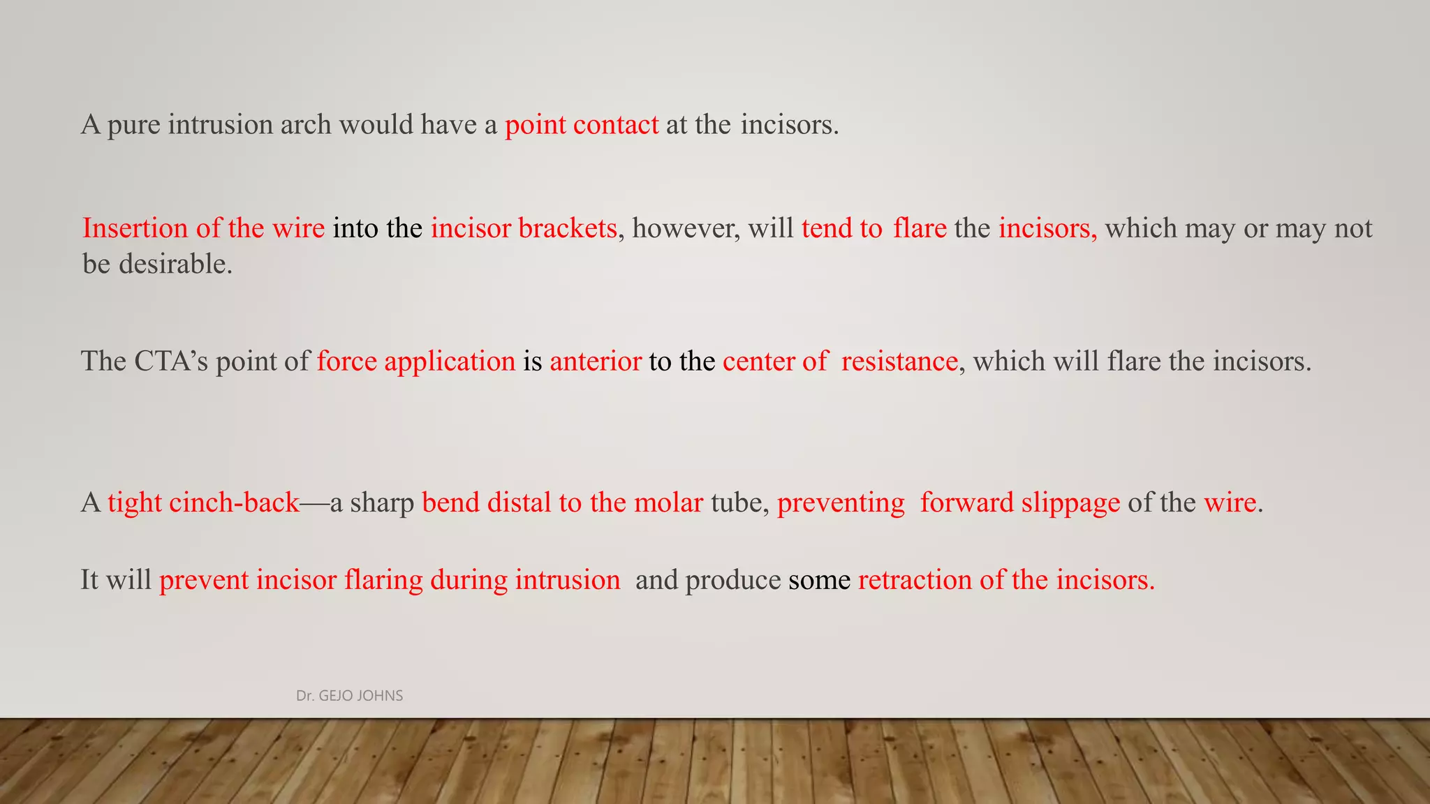 Intrusion mechanics in orthodontics | PPTX